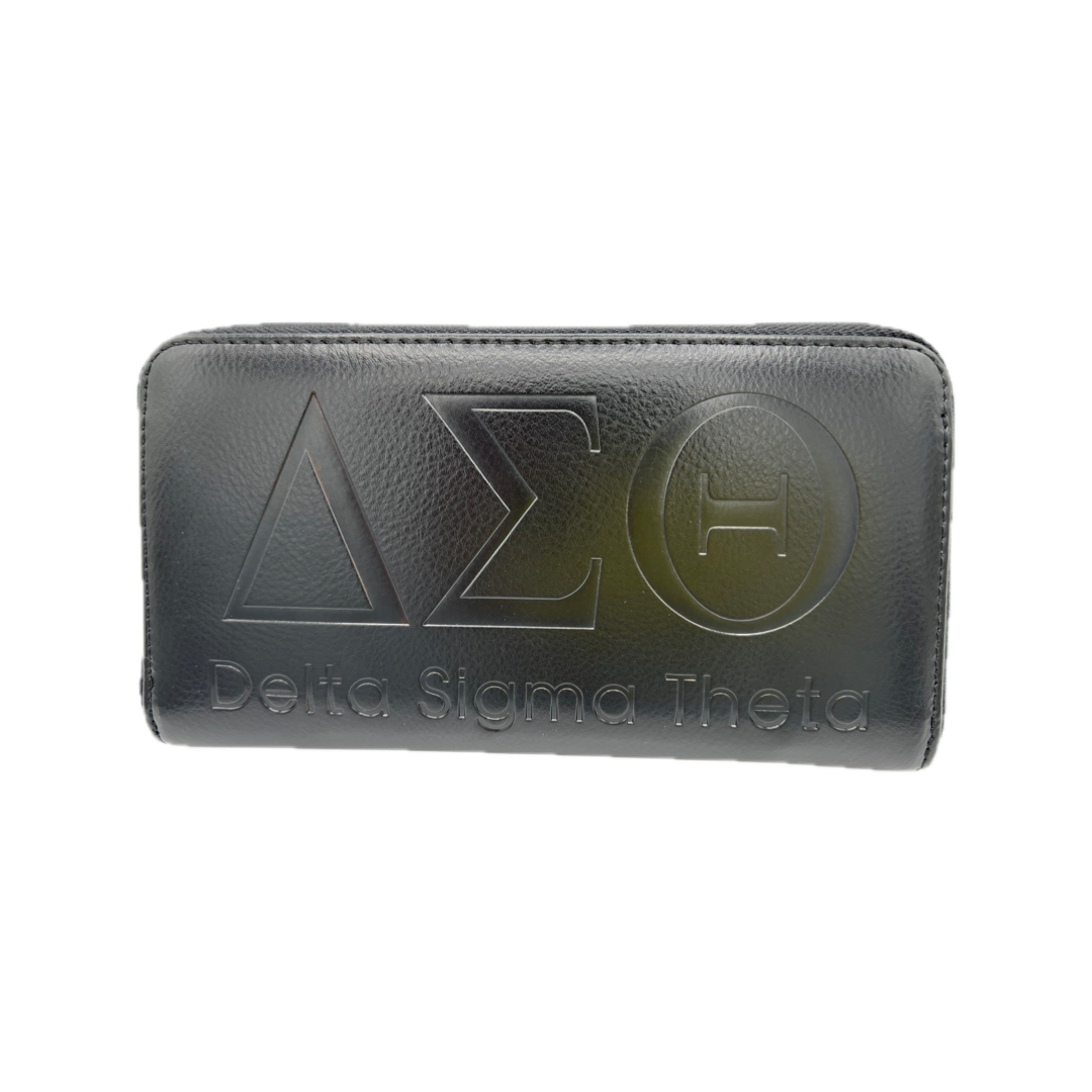 Delta Sigma Theta Leather Wallet (holds up to 36 cards) – Hey Greeks