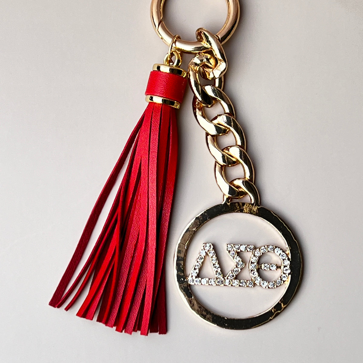 DELTA SIGMA THETA KEYCHAIN W/TASSEL – Hey Greeks