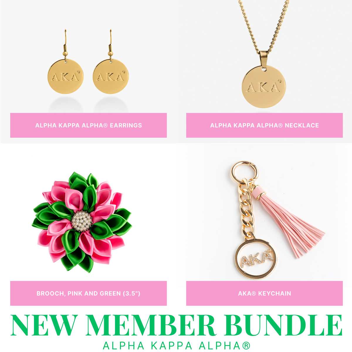 NEW MEMBER BUNDLE - ALPHA KAPPA ALPHA® – Hey Greeks
