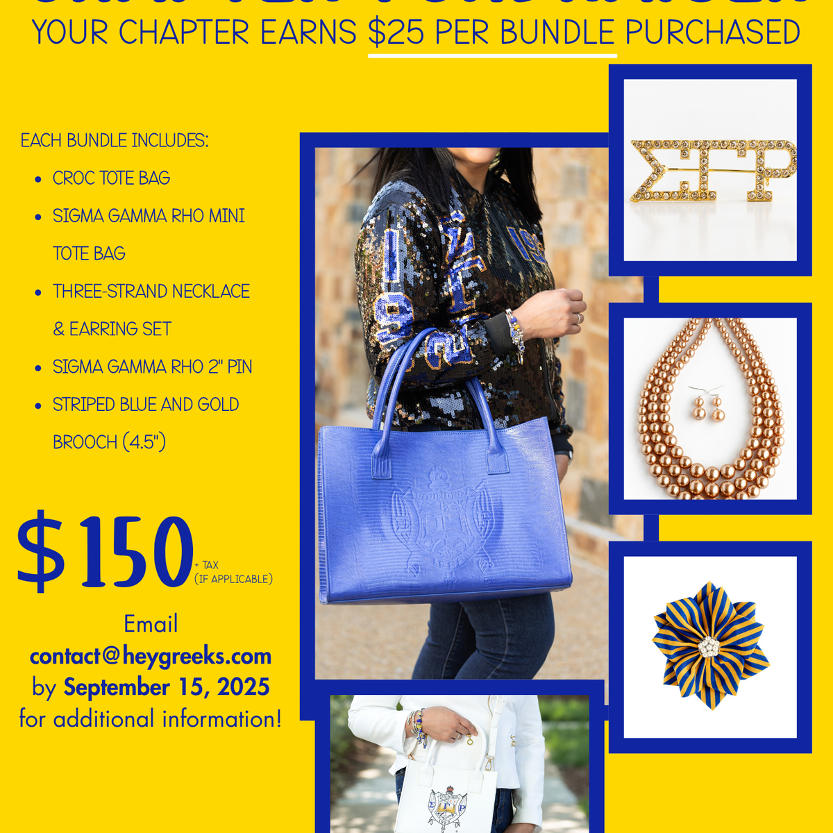 SIGMA GAMMA RHO CHAPTER FALL 2025 FUNDRAISER – Hey Greeks