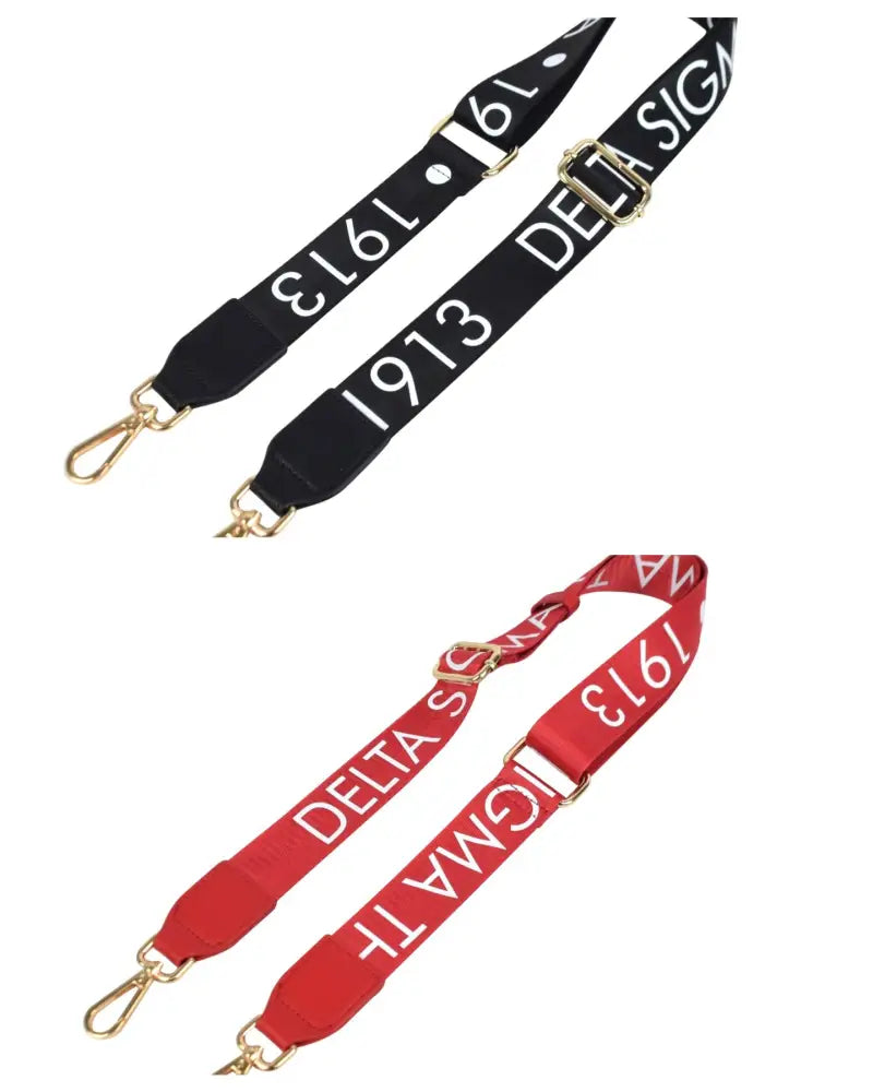 DELTA SIGMA THETA ADJUSTABLE PURSE STRAP – Hey Greeks
