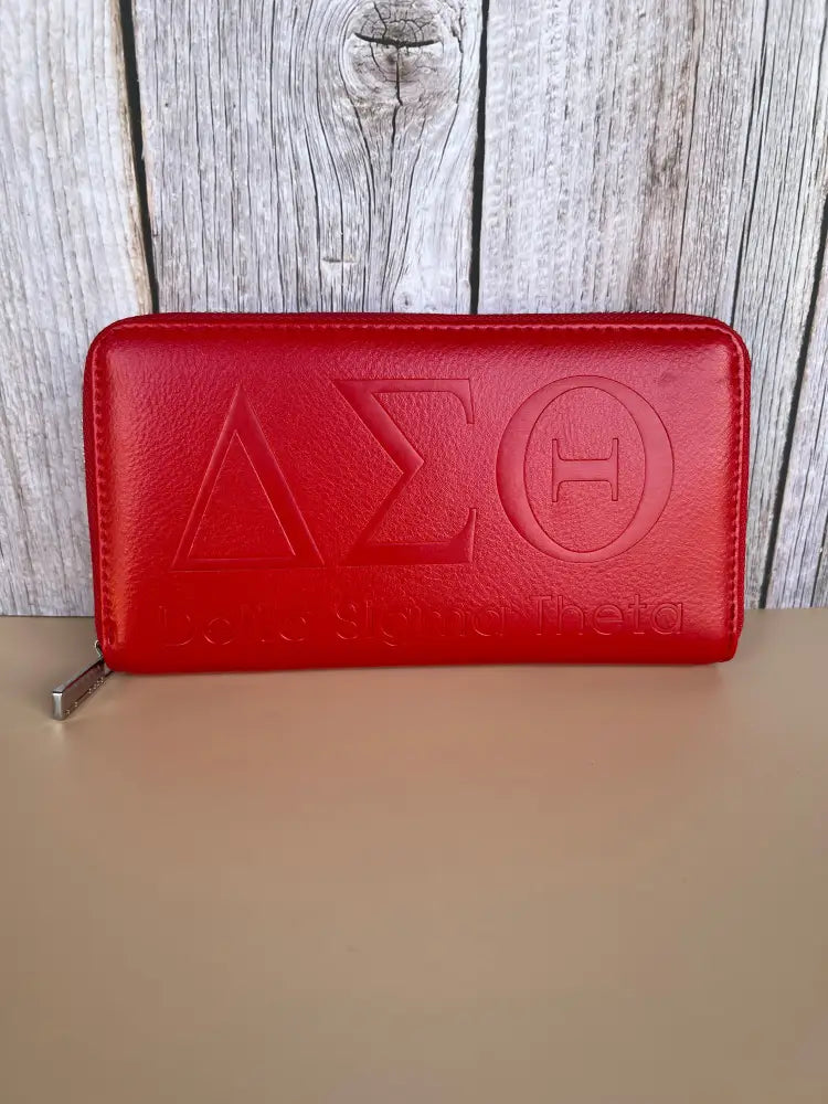 DELTA SIGMA THETA LEATHER WALLET – Hey Greeks