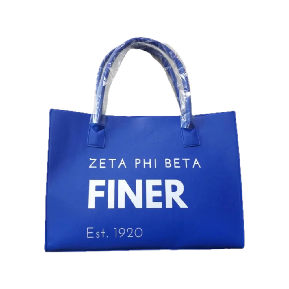ZETA PHI BETA BLUE TOTE BAG – Hey Greeks