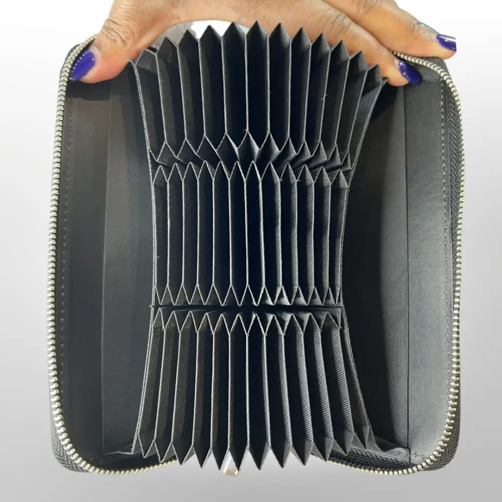 Zeta Phi Beta Leather Wallet (holds up to 36 cards) – Hey Greeks